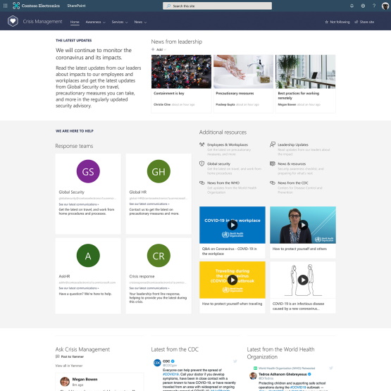 SharePoint Template For Your Company Intranet Intranet ai