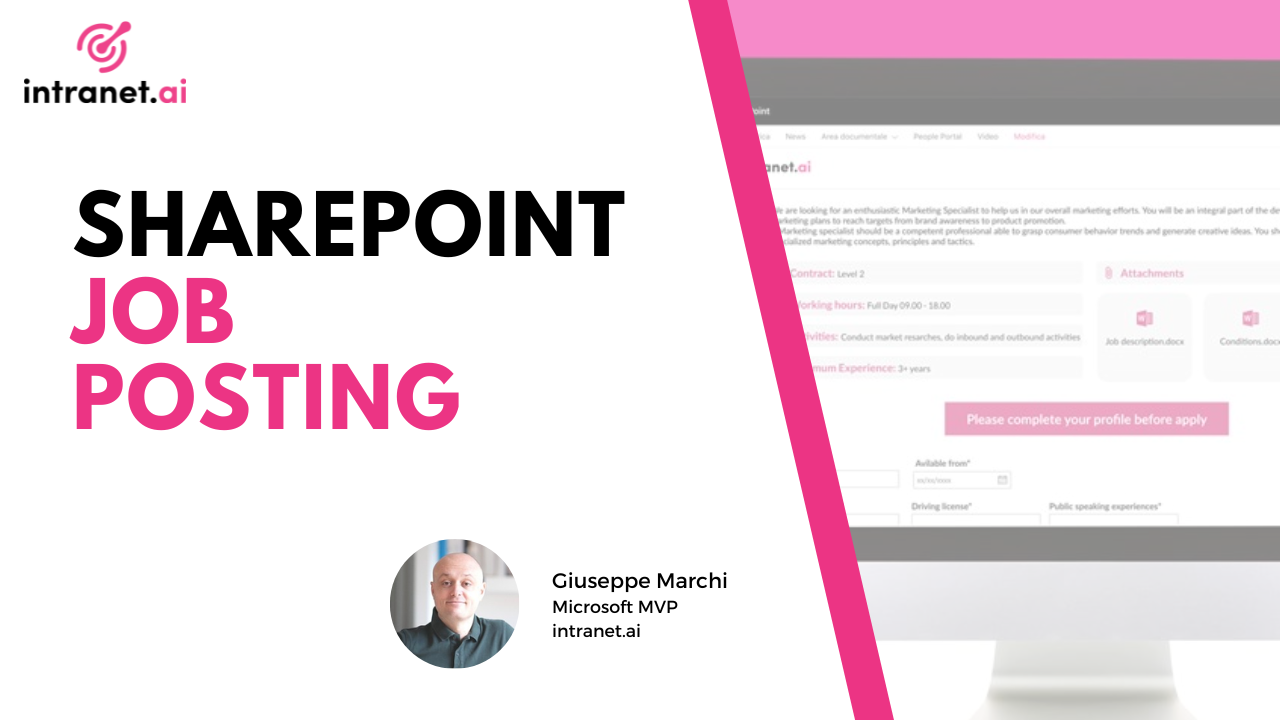 SharePoint Job Posting: Promote job listings on your intranet!