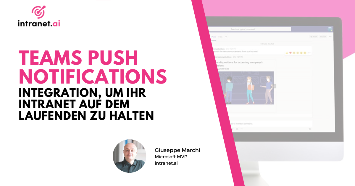 Microsoft Teams Benachrichtigung: Halten Sie Ihr SharePoint-Intranet ...