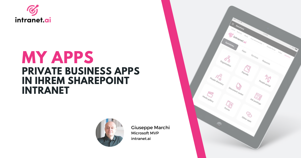My Apps - Die Liste Ihrer Personal SharePoint Apps