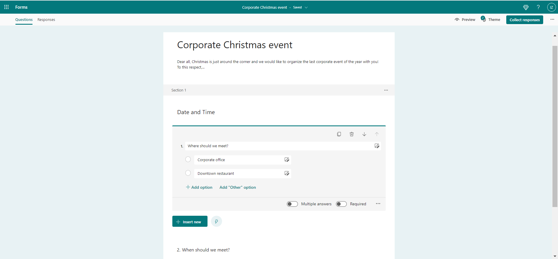 Microsoft Forms Comment Cr er Des Formulaires Intelligents