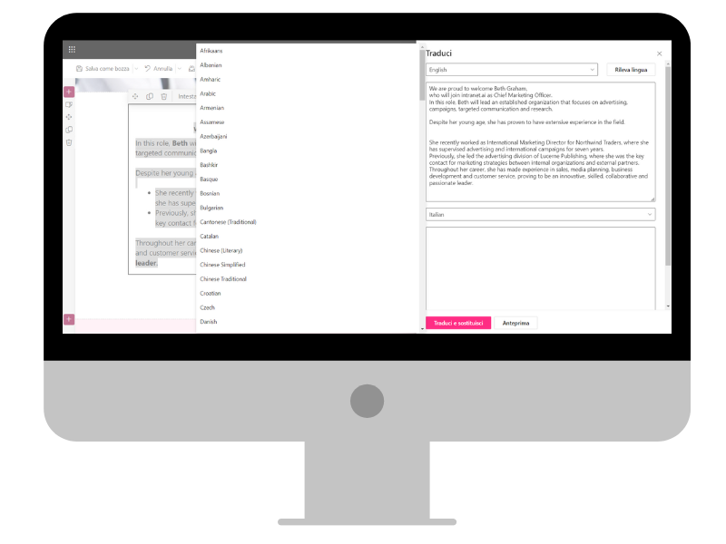 SharePoint Translation: the AI to translate your intranet