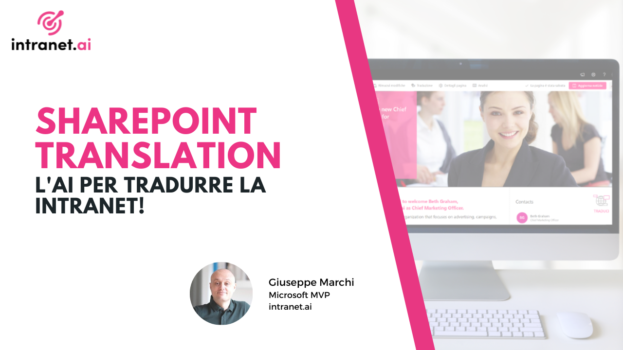 SharePoint Translation: l'AI per tradurre la intranet