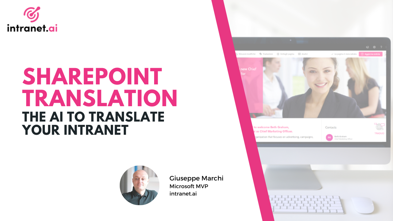 SharePoint Translation: the AI to translate your intranet